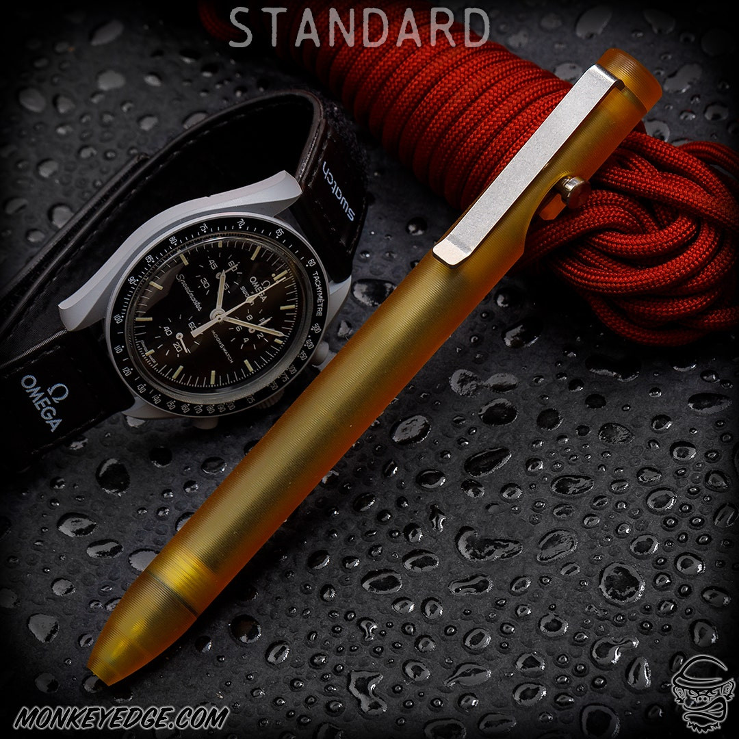 Monkey Edge - Tactile Turn: Bolt Action Pen - Ultem Natural