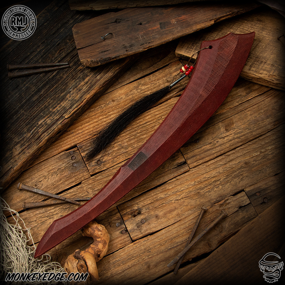 Monkey Edge - RMJ Tactical: Gold Point Red Stick War Club - Red