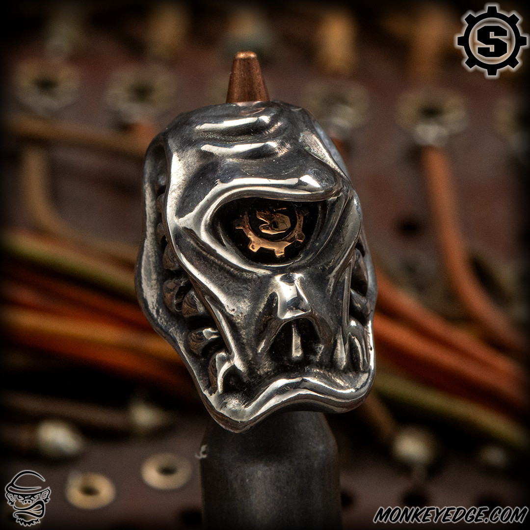 Monkey Edge - Starlingear Bead: Slyclops - Silver/Copper