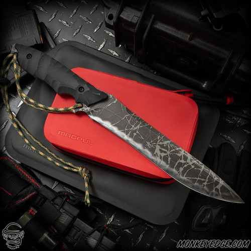 Monkey Edge - Kiku Matsuda Knives: Yamagiri - Acid Washed/Black G10