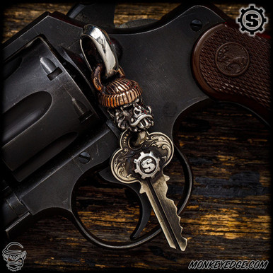 Monkey Edge - Starlingear Pendant: Bronson Chimp w/Vintage Key