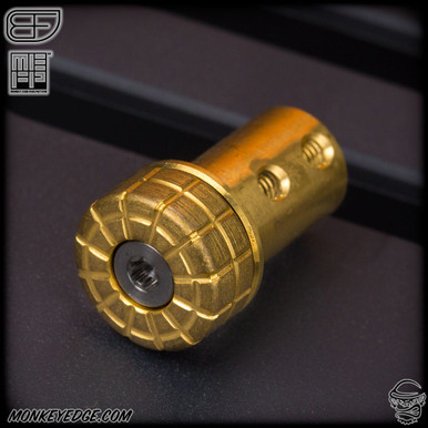 Monkey Edge - Fellhoelter TiBolt FAP Cap - Brass Monkey Edge FRAG Pattern