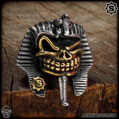 Monkey Edge - Starlingear Bead: Slickster Tut - Brass/Silver