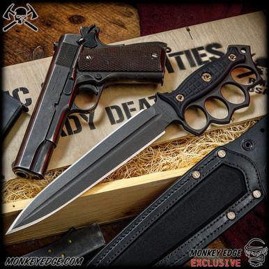 Monkey Edge - RMJ Tactical Fixed Blade: Lady Death - Cobalt Monkey Edge ...