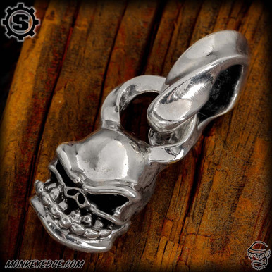 Monkey Edge - Starlingear Pendant: Bruiser Spiral Bale - Silver