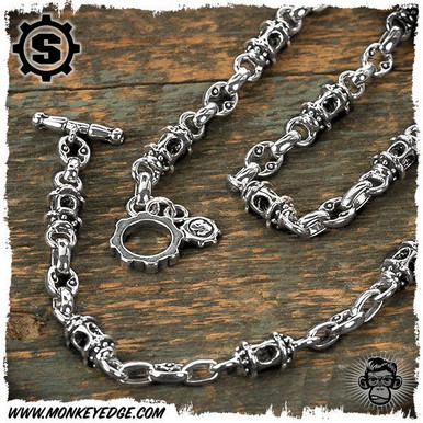 Monkey Edge - Starlingear Chain: Microline Lantern/Caviar Link 24 Inch ...
