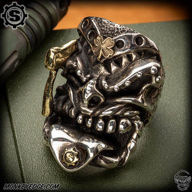 Monkey Edge - Starlingear Ring: Ryk Maverick Custom Maori Tiki Puncher ...