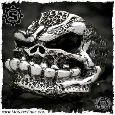 Monkey Edge - Starlingear Ring: Blazer Puncher - Silver