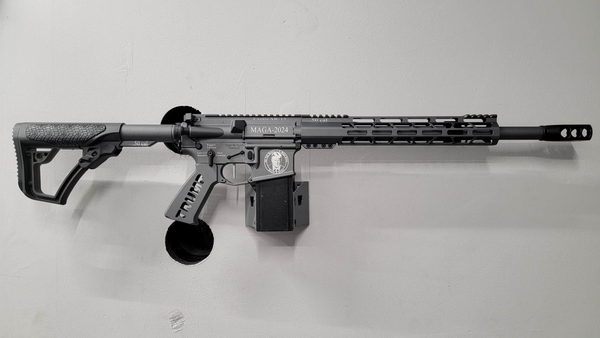 MAGA 2024 Trump Save America 50 cal Rifle (Ser:#47)