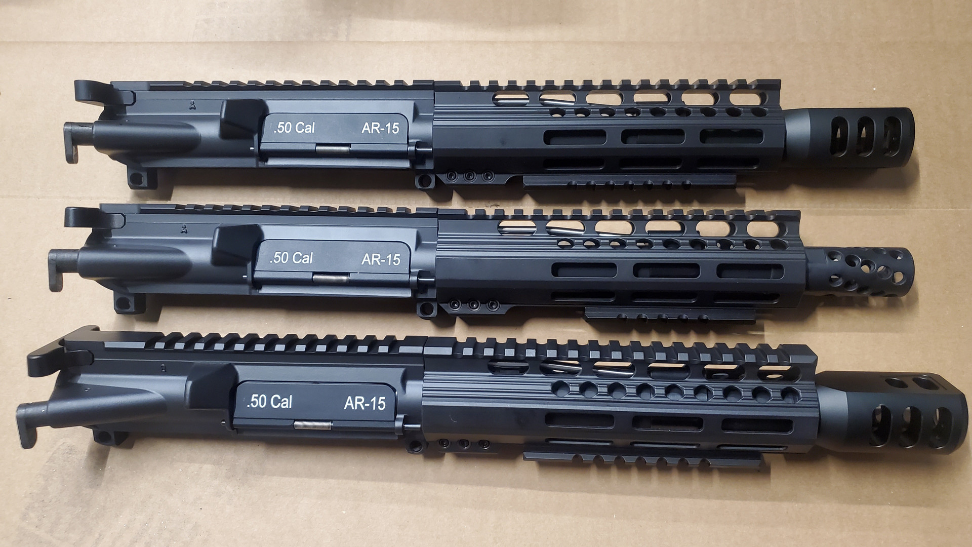 Complete 50 cal upper receivers