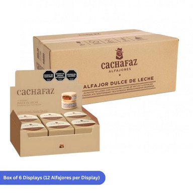 Cachafaz Cornstarch Alfajor Filled with Dulce de Leche and Grated ...