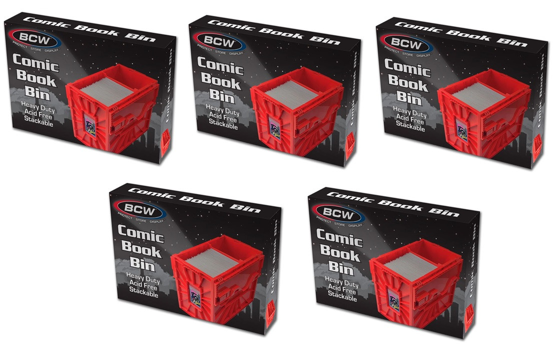 Comic Book Storage Boxes 5 Pack BCW Short - Protect Your Comic ...