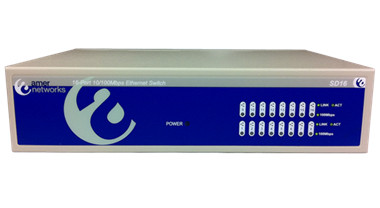 Amer Networks commutateur réseau Non-géré Fast Ethernet (10/100) Bleu, Blanc - SD16 - Ordinateur ...