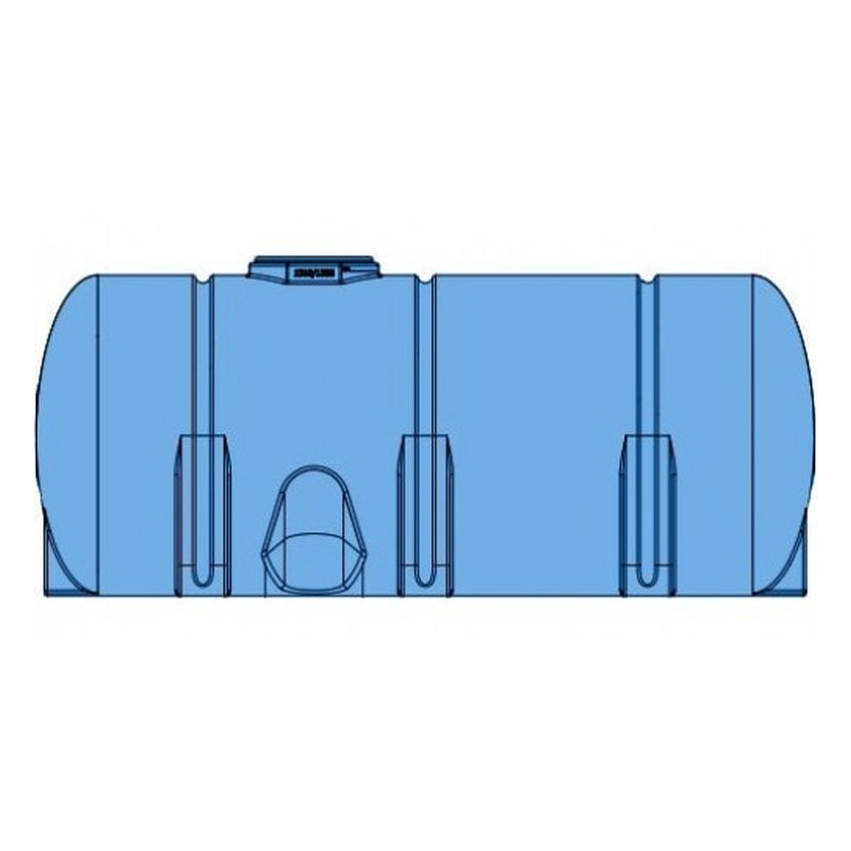 1,335 Gallon Heavy Duty Elliptical Leg Tank, 66'' W x 126 ...