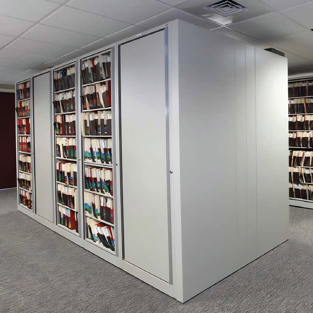 Rotary filing cabinets store