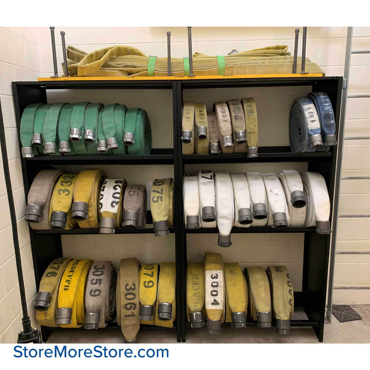 Fire Hose Storage Rack 48''W x 18''D x 76''H - SMS4818FH