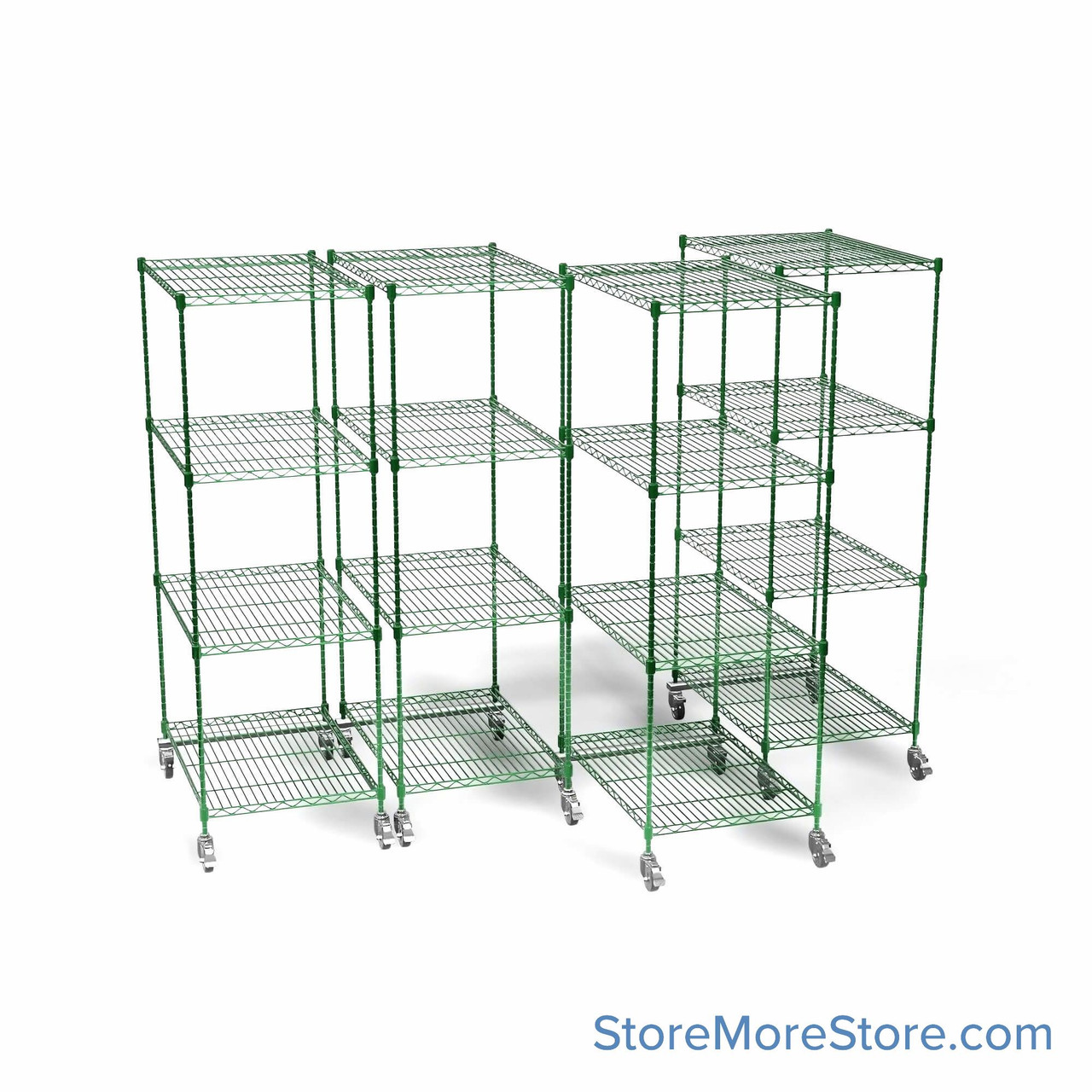 Pull Out Wire Shelving 45''W x 72''D x 79''H - Kit-Quantum-POG213674-4