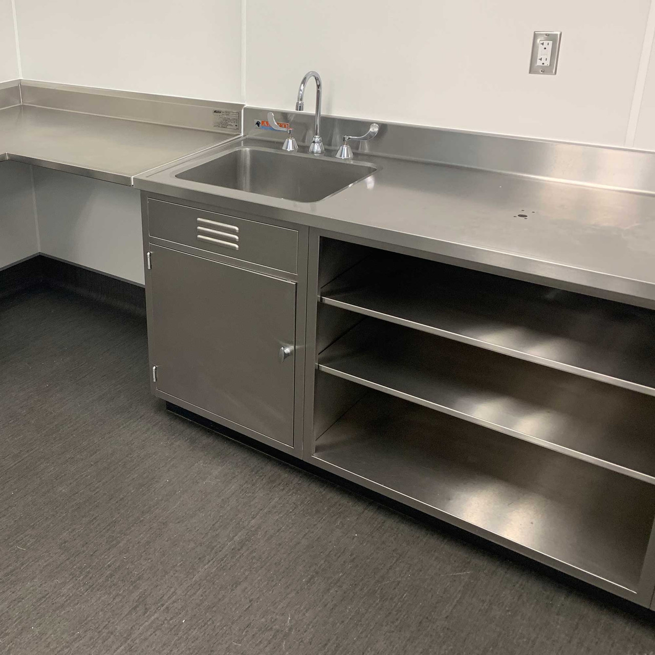 Stainless Steel Counter Height Work Table