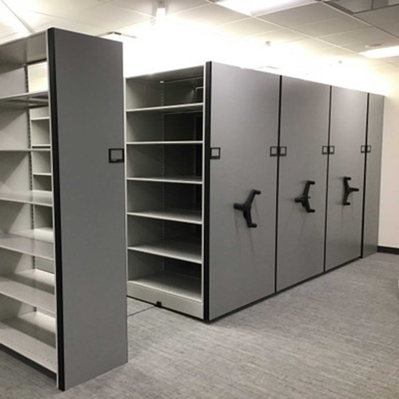 High Density Shelving 144''W x 48''D x 80''H- SSG-EML3673L-BL7