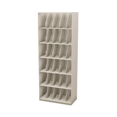 Stackable Metal Shelves, 42" W x 16.25" D x 53" H, Legal Size, 5 Levels ...