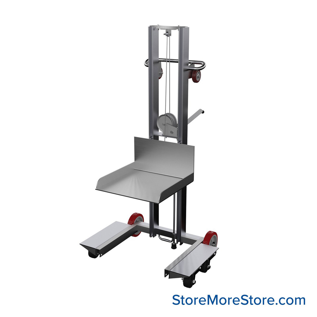 Aluminum Platform Hand Truck 20''W x 20''D x 58''H- ALLPW-500-4SFL