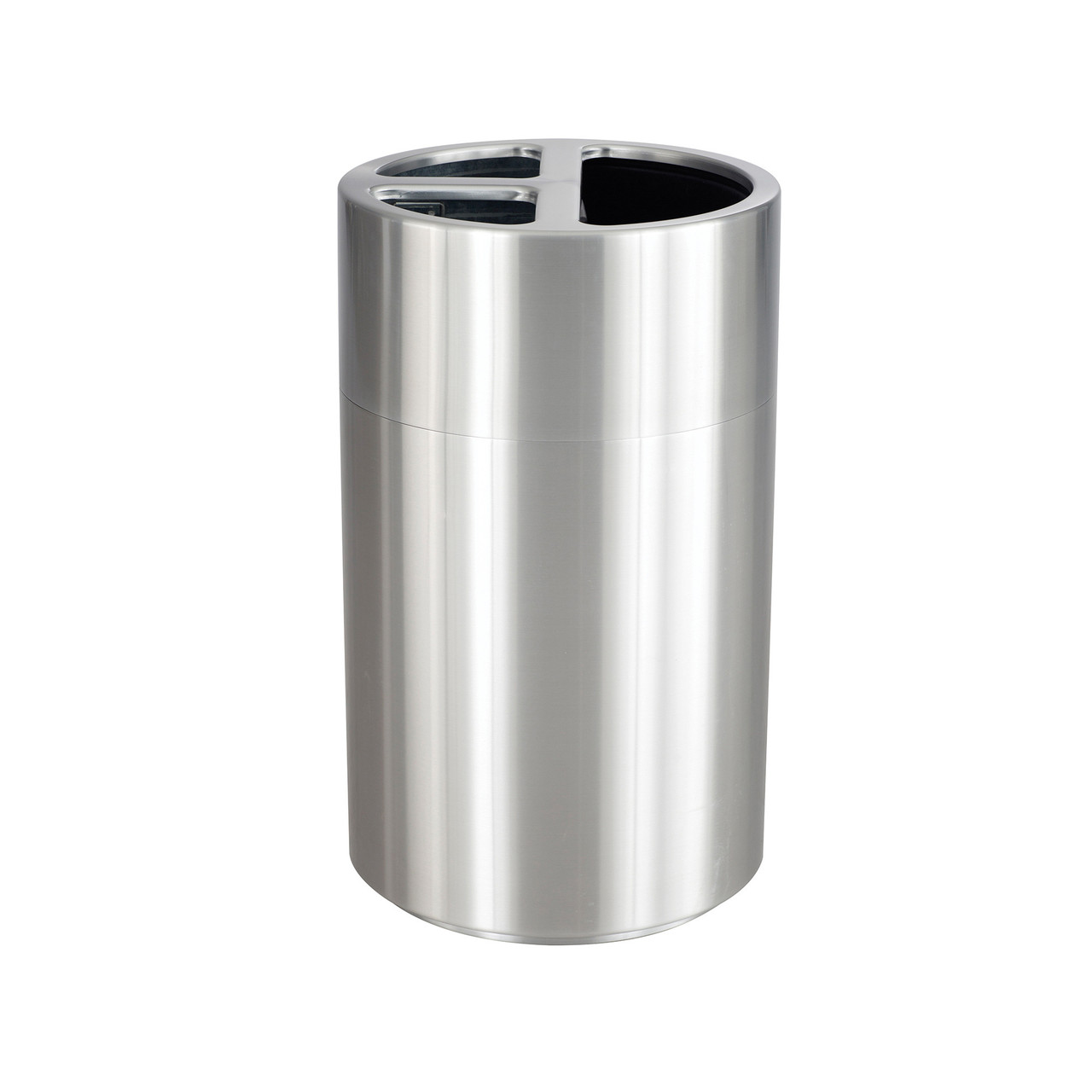 Triple Bin Recycling and Trash Can