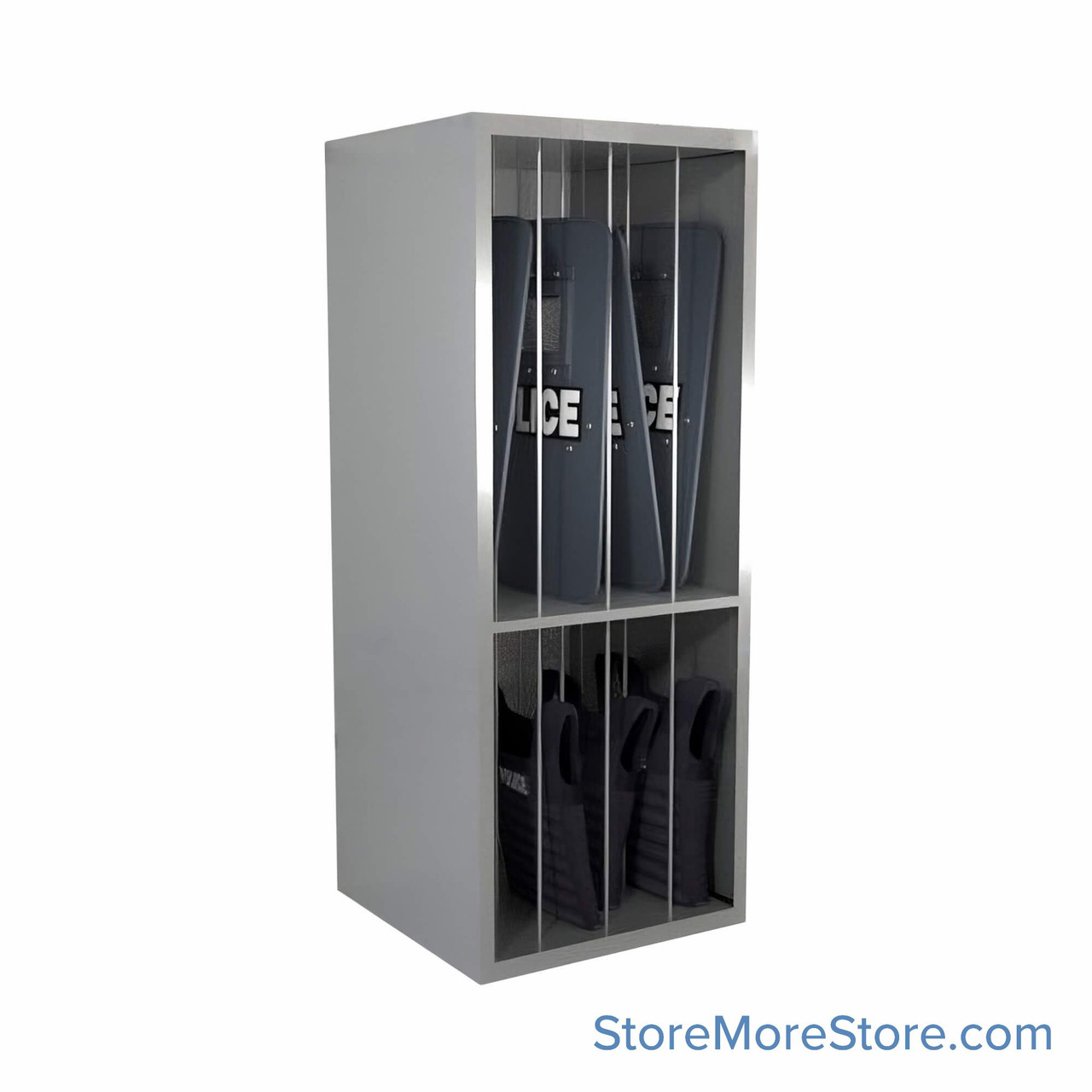 Riot Shield Storage 30''W x 30''D- Kit-Datum-R65895-303088-3-VD-KL