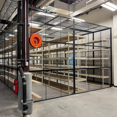 Wire Security Cage 200''W x 246''D x 125''H- WHD3-2-37-10