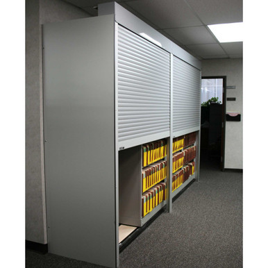 Locking Sliding Doors for Two-Deep Letter Shelving - B832LT4P7-AG