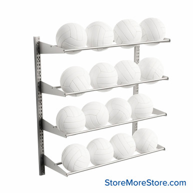 Volleyball Wall Rack, 36" W x 42" H