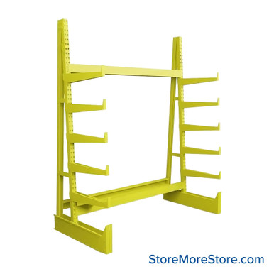 Cantilever Pipe Racks, 99" W x 48" D x 120" H, Single-Sided, 6 Levels ...
