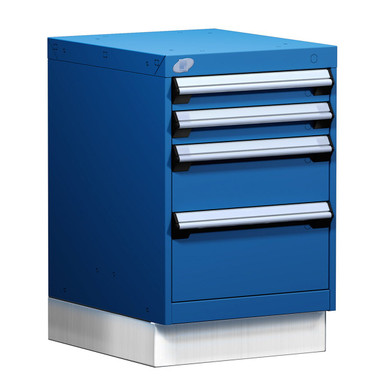 4-Drawer Compact Modular Drawer Cabinet 18'' W x 21''D - L3ABD-2405D