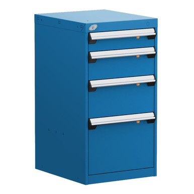4-Drawer Compact Modular Drawer Cabinet 18'' W x 21''D - L3ABD-3448B