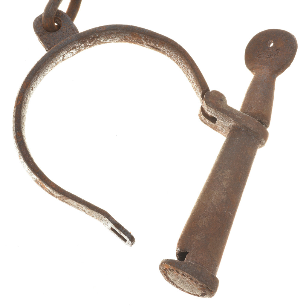 Rustic Yuma Territorial Prison Leg Irons Replica 18705
