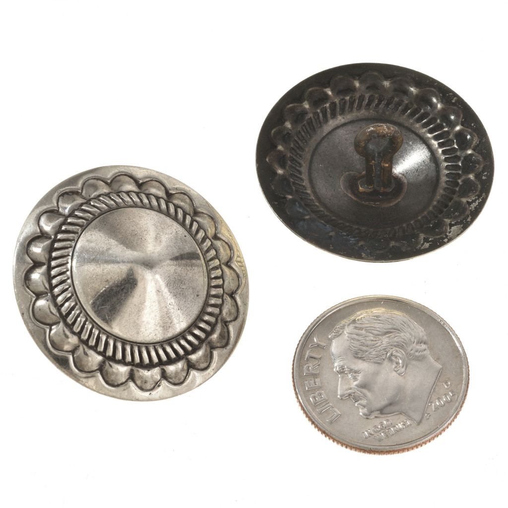 Sterling Silver Concho Button 31081