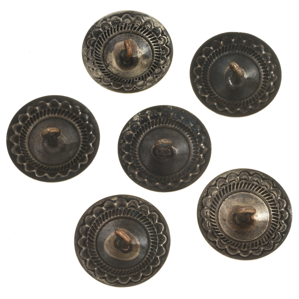 Sterling Silver Concho Button 31081