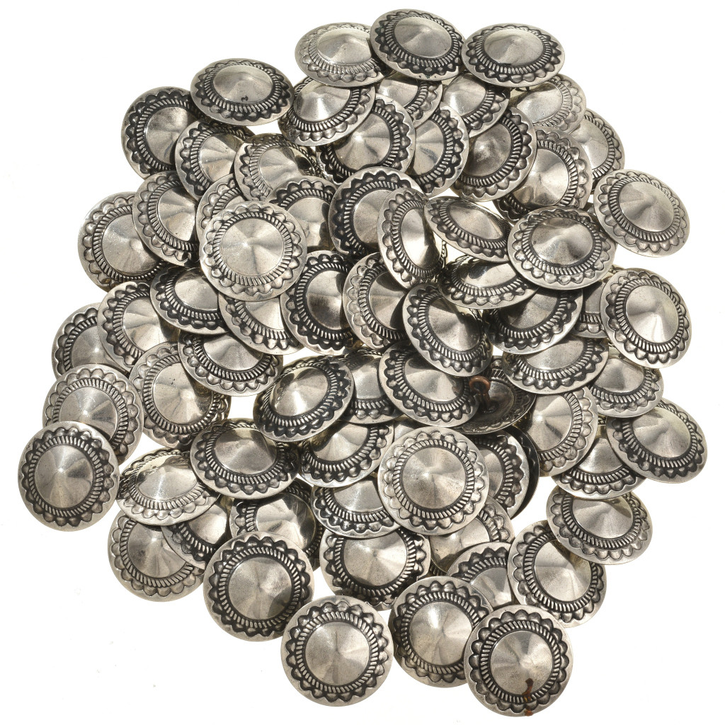 Sterling Silver Concho Button 31081