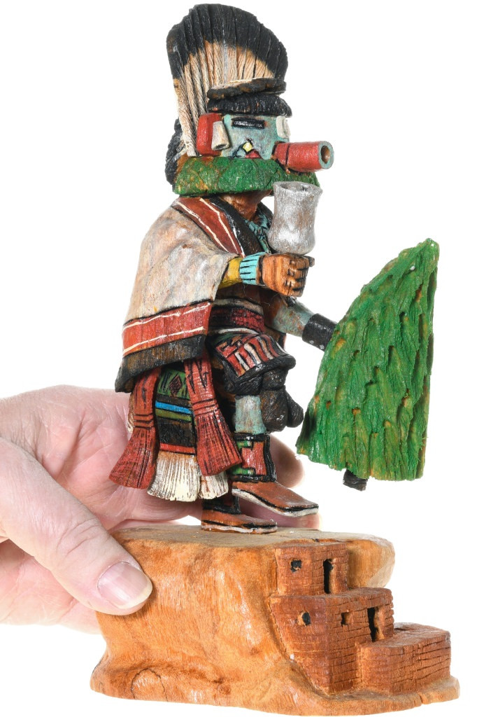 Medium Size Collectible Hopi Early Morning Singer Kachina by Milton ...