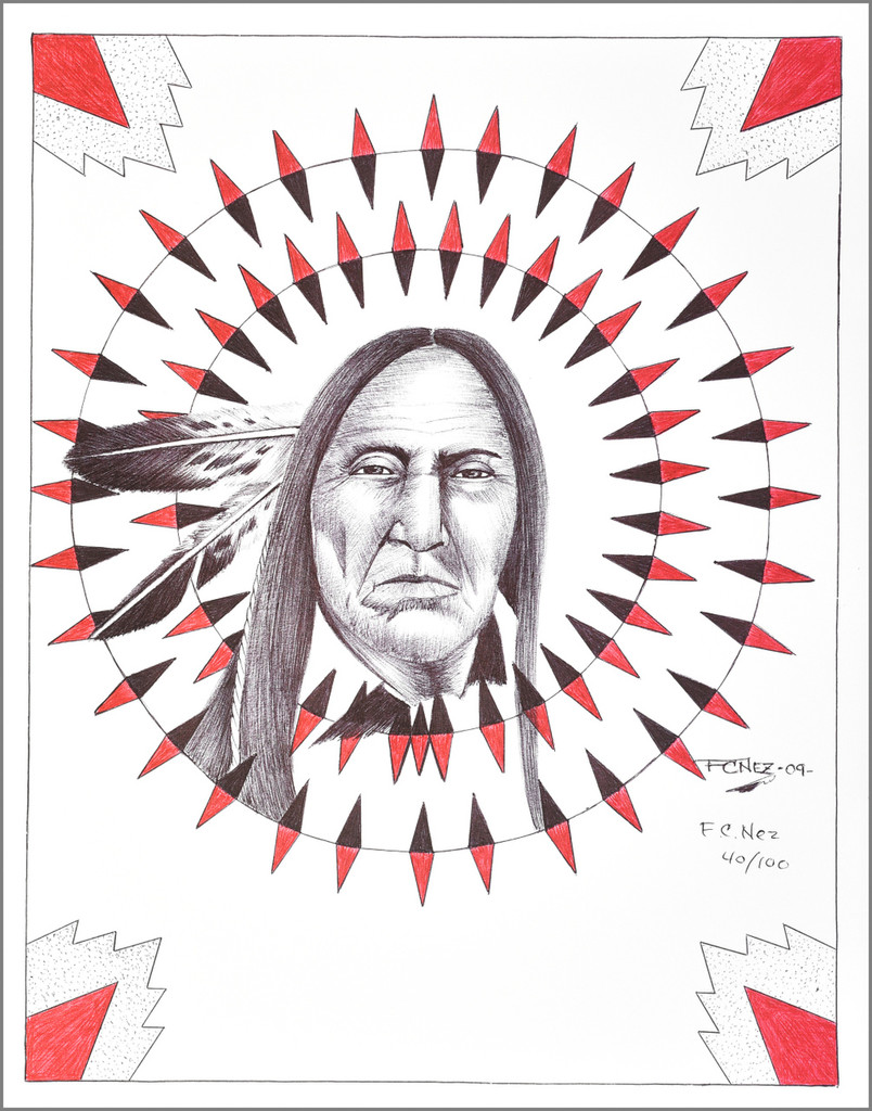 Native American Brave Print 17211