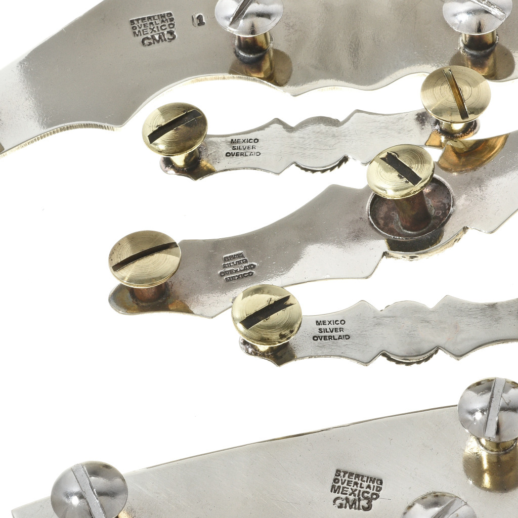 Vintage Fancy Engraved Silver Saddle Trim
