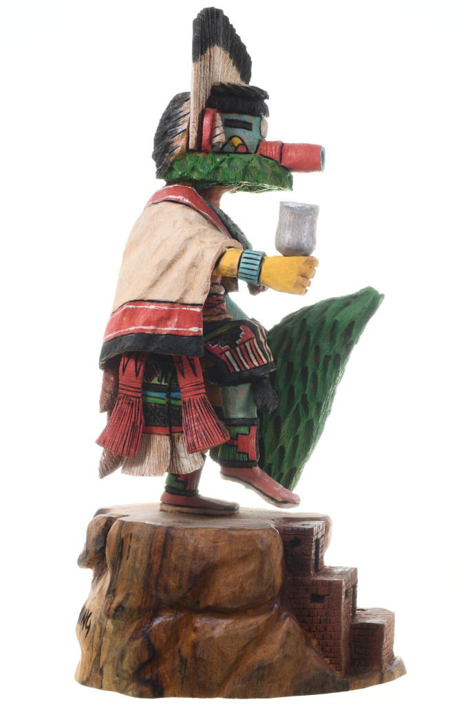 Large Size Hopi Early Morning Singer Kachina by Milton Howard 30745