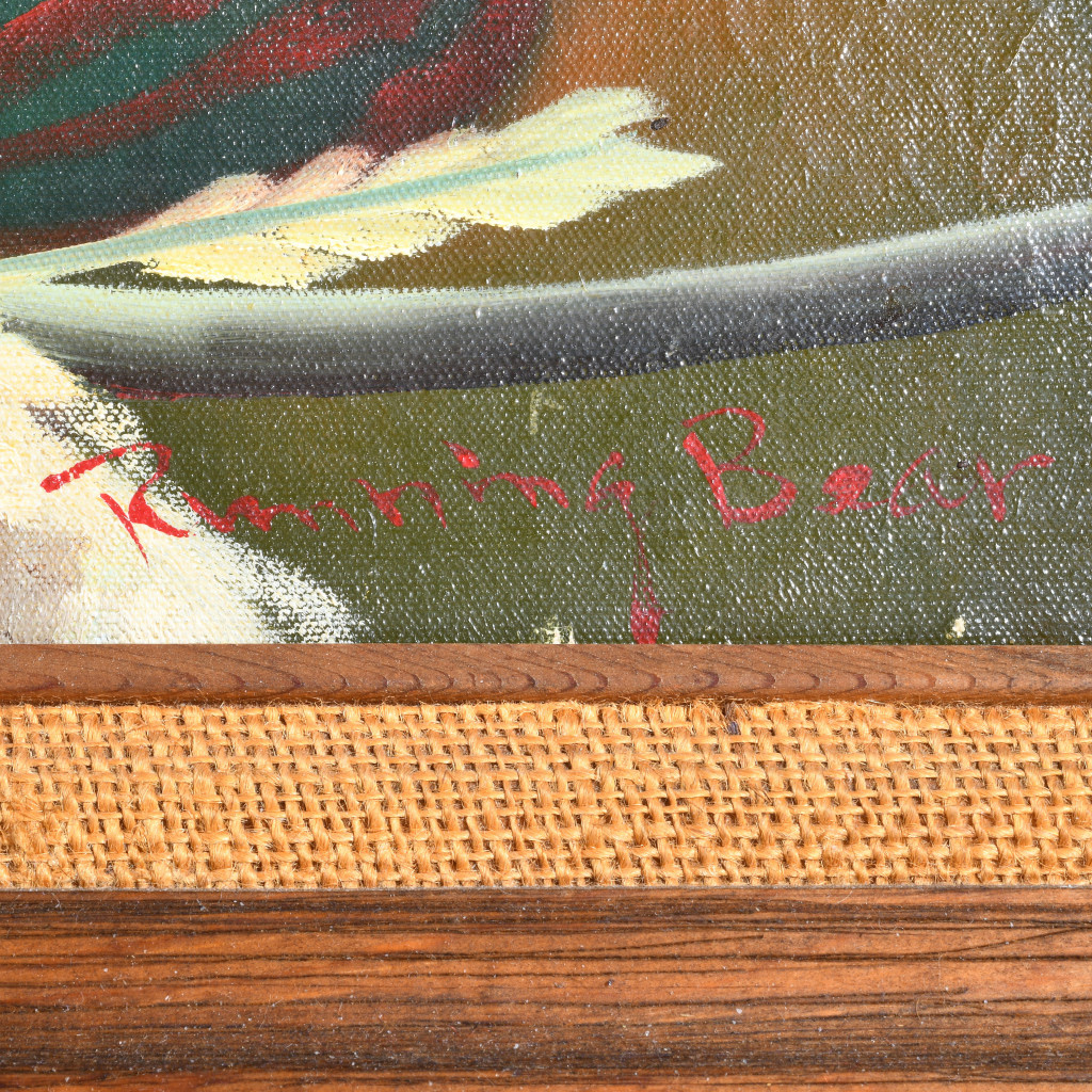 Native American Brave Oil Painting 33219