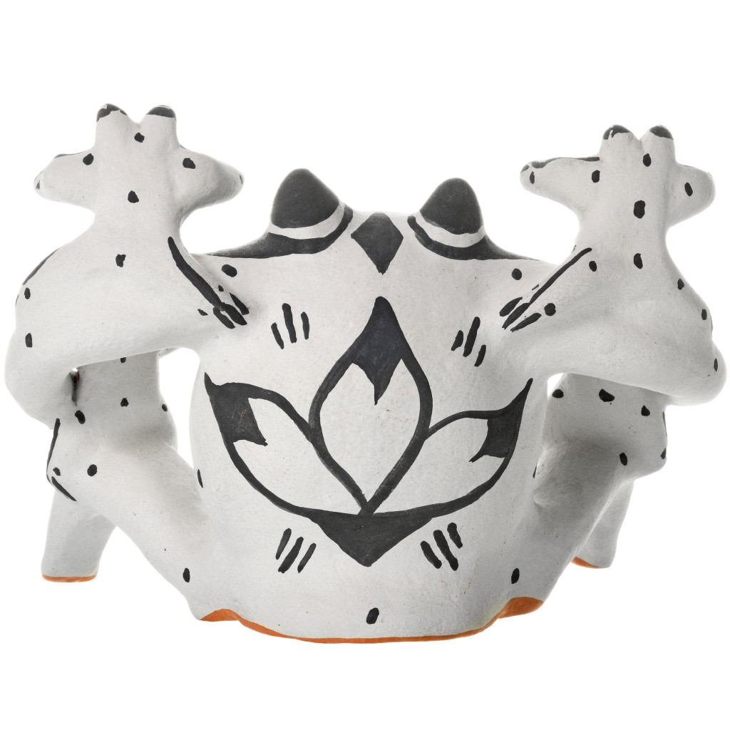 Vintage Cochiti Frog Storyteller Pottery 33675