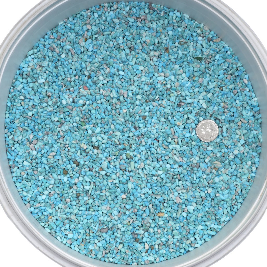 Sleeping Beauty Turquoise Chips Natural High Grade 1/4 Pound 37094