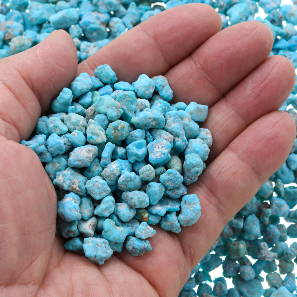 Real Turquoise Nuggets Small A Grade 1/4 LB Lot 37151