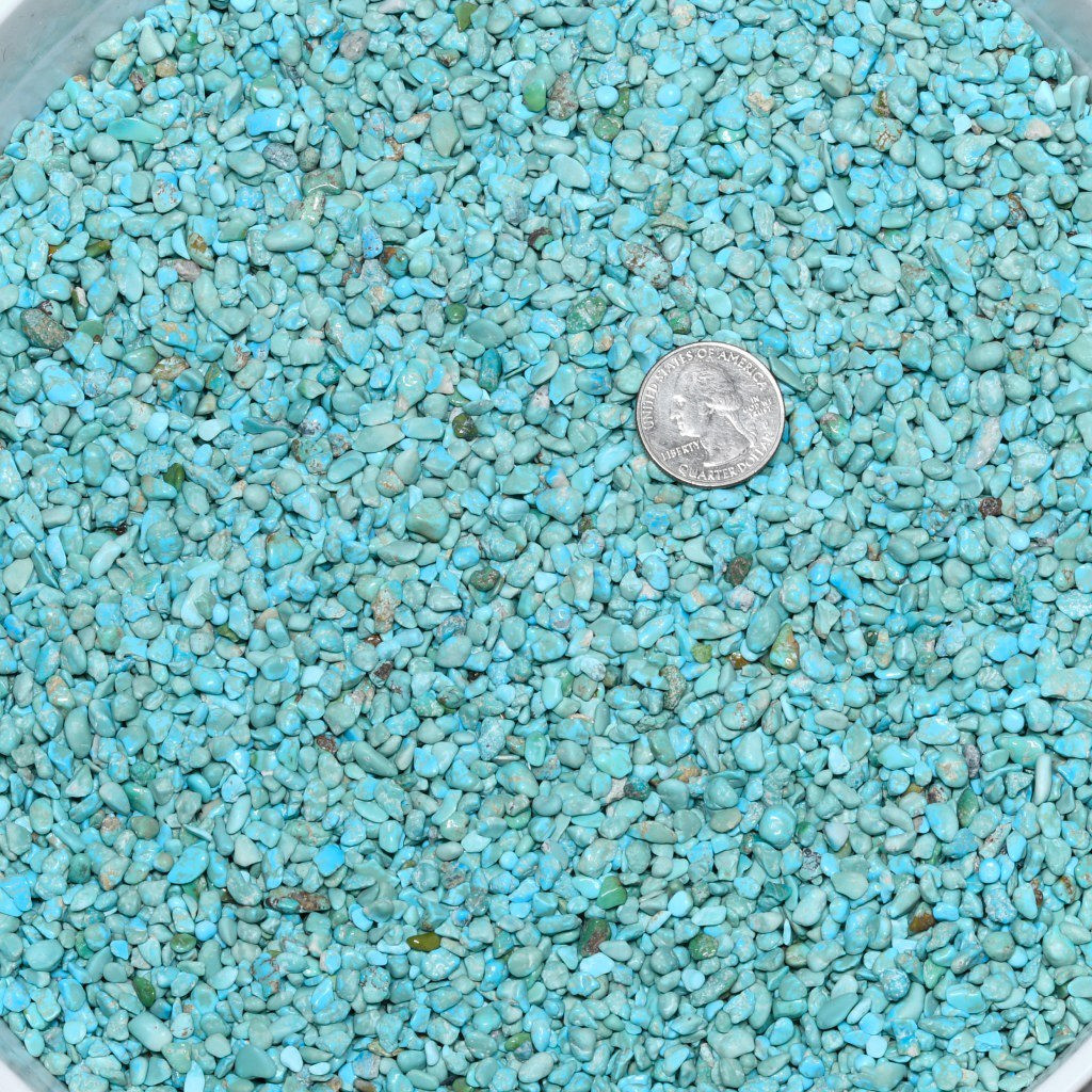 Hand Sorted Sky Blue Natural Turquoise Tumbled Mini Nuggets 1/4 lb Lot ...