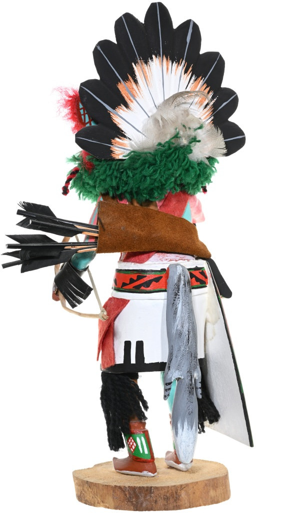 Hopi Early Morning Singer Hand Carved Kachina Doll by Roy Coolidge Jr. 0744