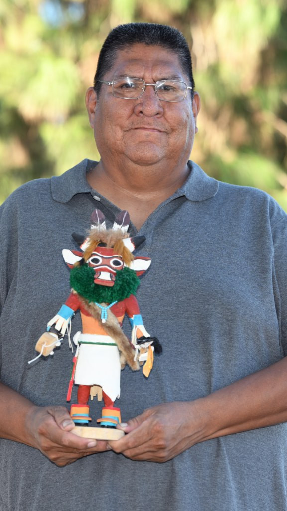 Vintage Hopi Cow Waka Kachina Doll by Stewart A 43087