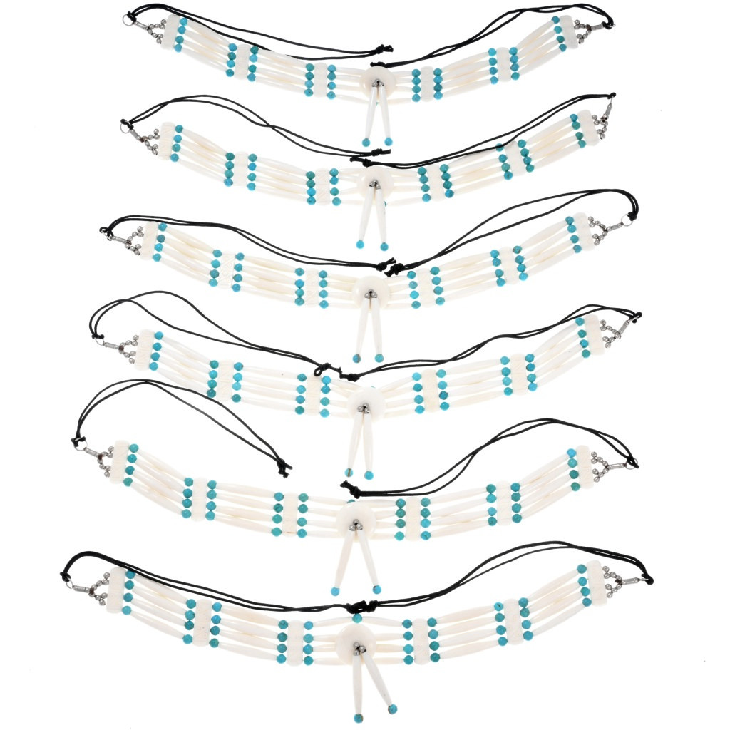Native American Turquoise Designed Choker 43201