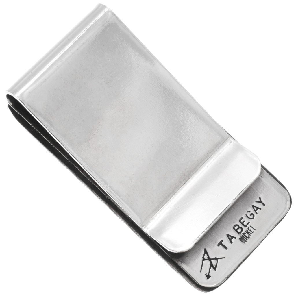 Silver Native American Hopi Design Money Clip by Thomas Begay 43960